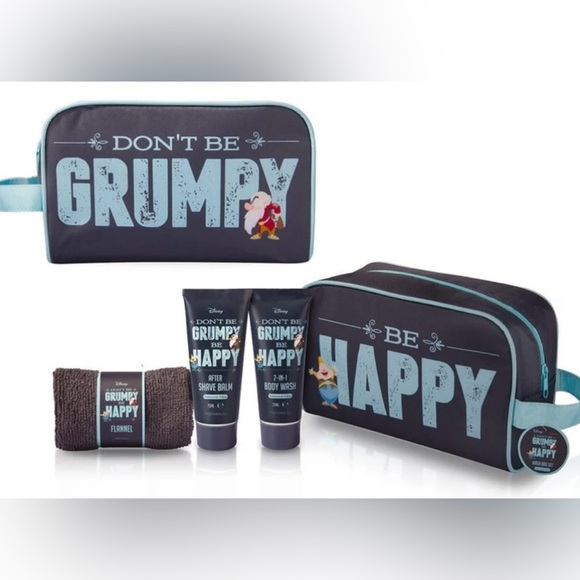 Disney | Grooming | Nwt Disney Snow Whites Grumpy And Happy Wash Bag ...
